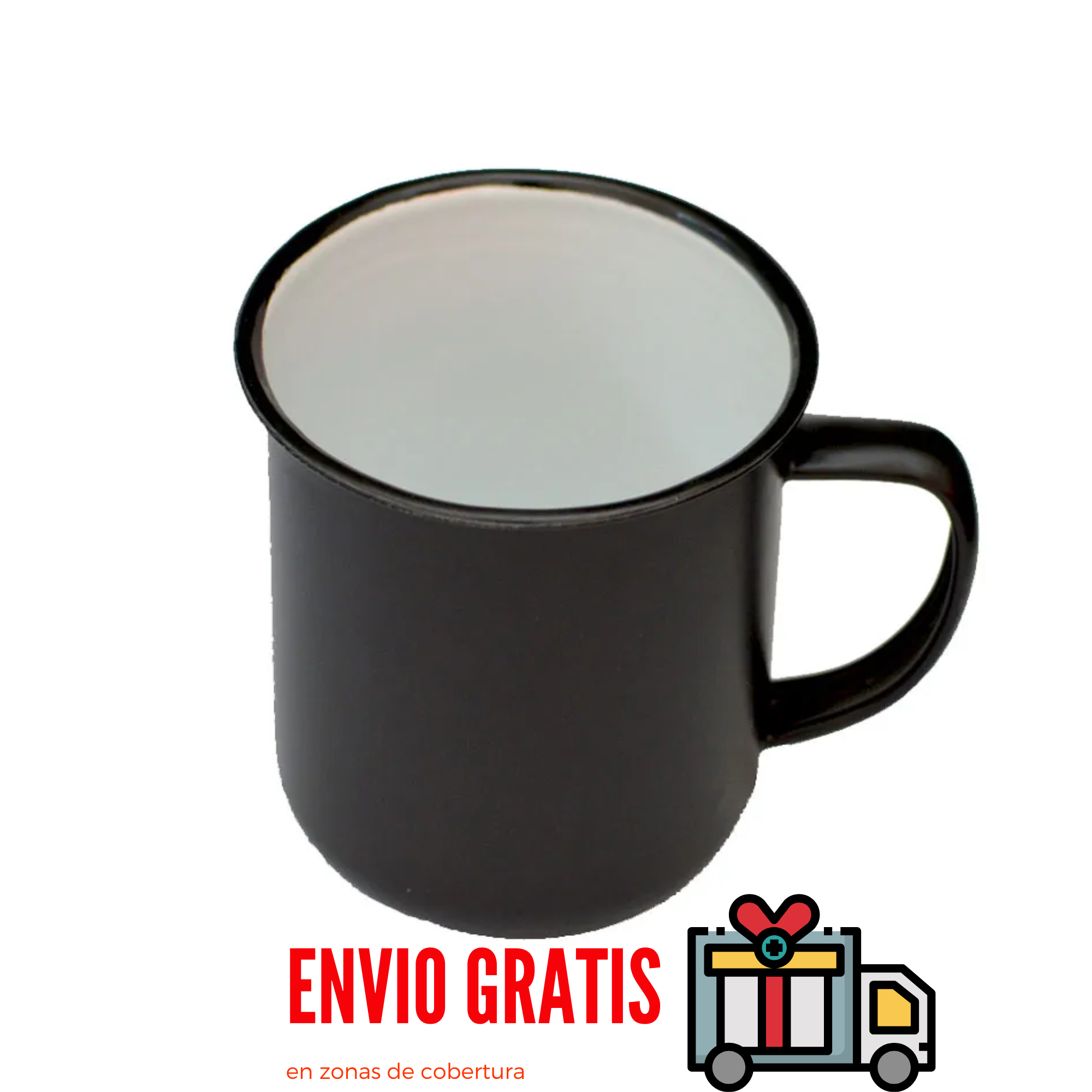 Pocillo magico para sublimar color negro mate TLP pack de 100pz ...